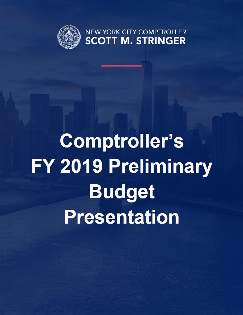 Comptroller’s FY 2019 Preliminary Budget Presentation - Office of the ...