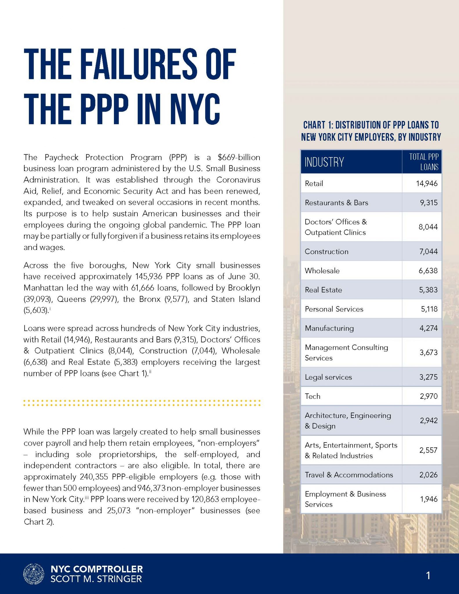 Reports : Office of the New York City Comptroller Brad Lander