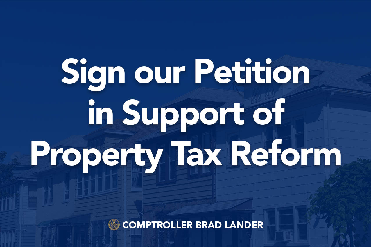 Property Tax Reform - Office of the New York City Comptroller Mark Levine