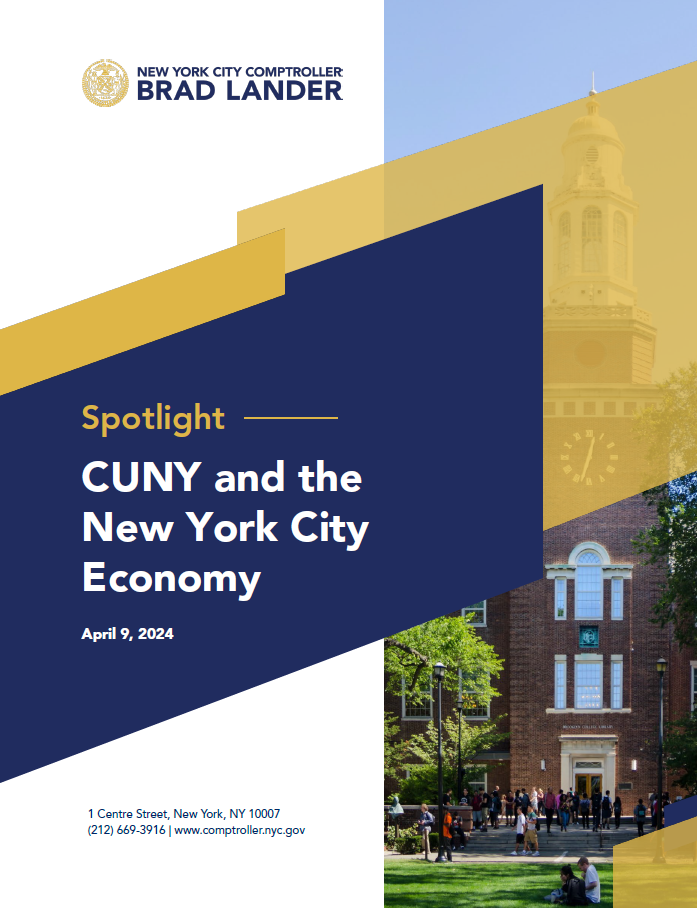 Spotlight: CUNY and the New York City Economy - Office of the New York ...