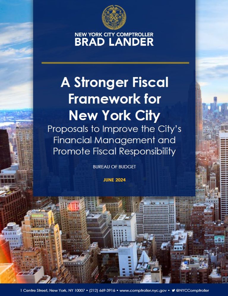 A Stronger Fiscal Framework for New York City - Office of the New York ...