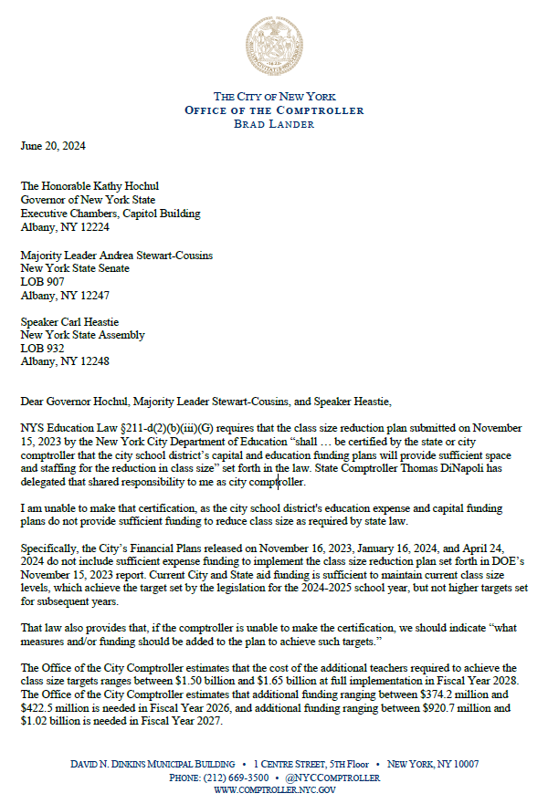 Reports : Office of the New York City Comptroller Brad Lander