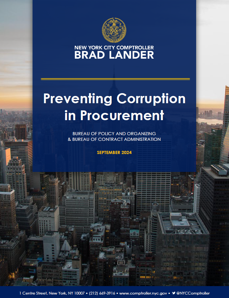 Preventing Corruption in Procurement - Office of the New York City ...