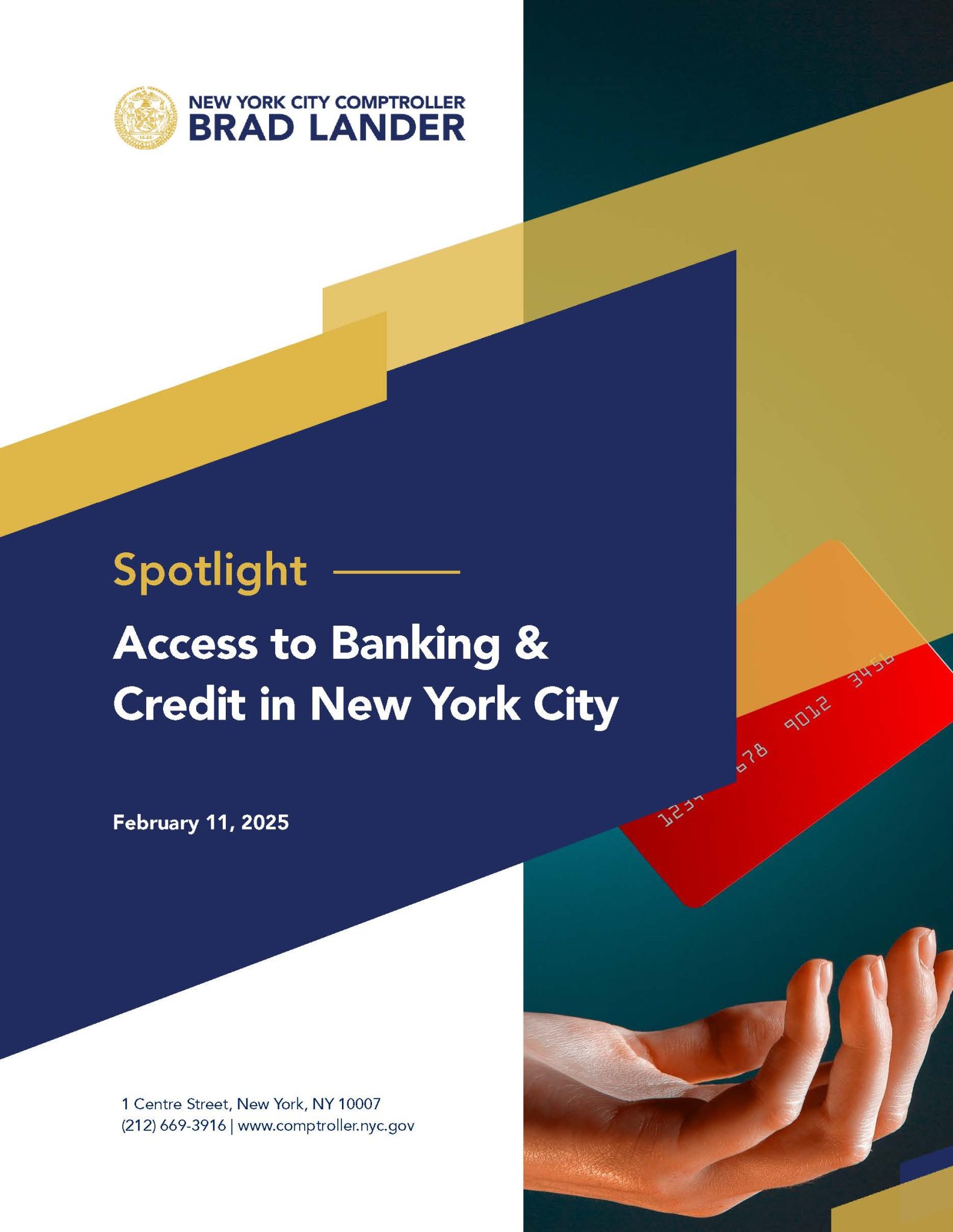 Access to Banking & Credit in New York City - Office of the New York ...