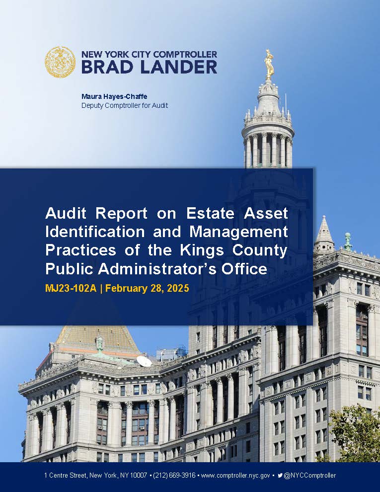 Audit Report on Estate Asset Identification and Management Practices of ...