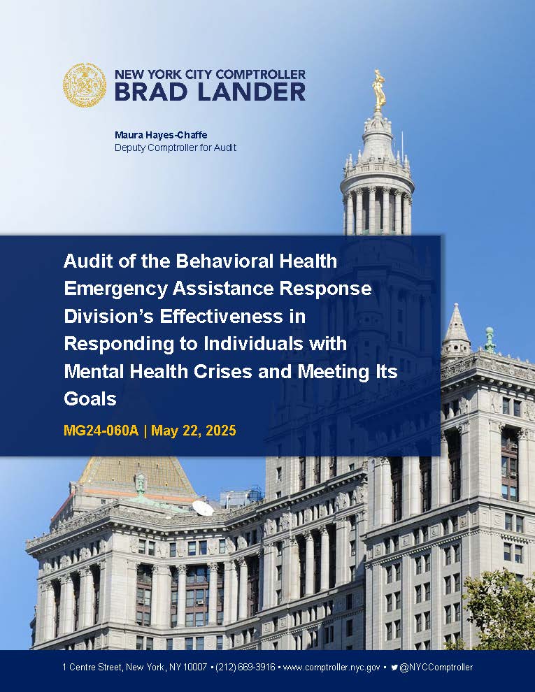 Audit of the Behavioral Health Emergency Assistance Response Division’s ...