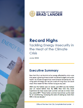 Record Highs: Tackling Energy Insecurity in the Heat of the Climate ...