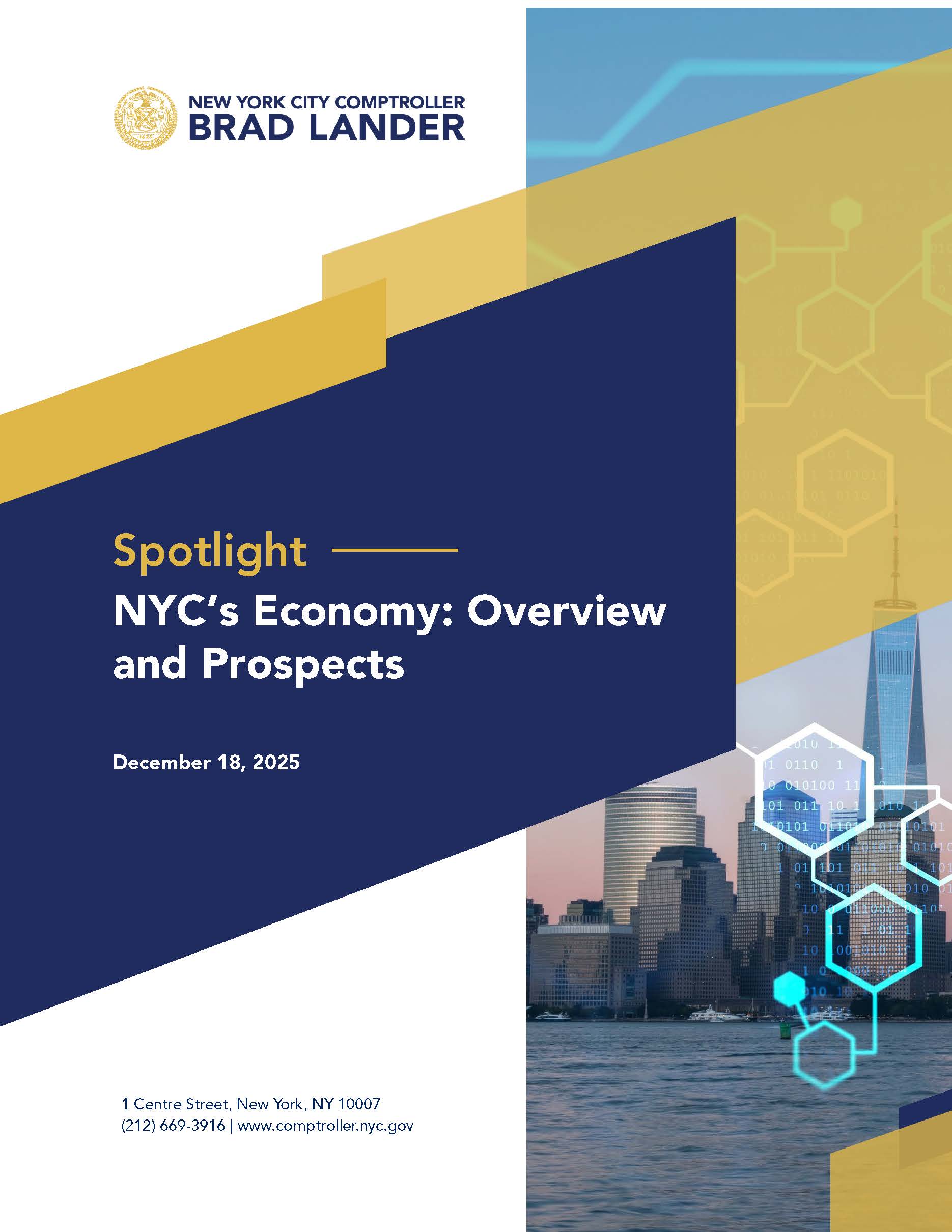 NYC’s Economy: Overview and Prospects - Office of the New York City ...