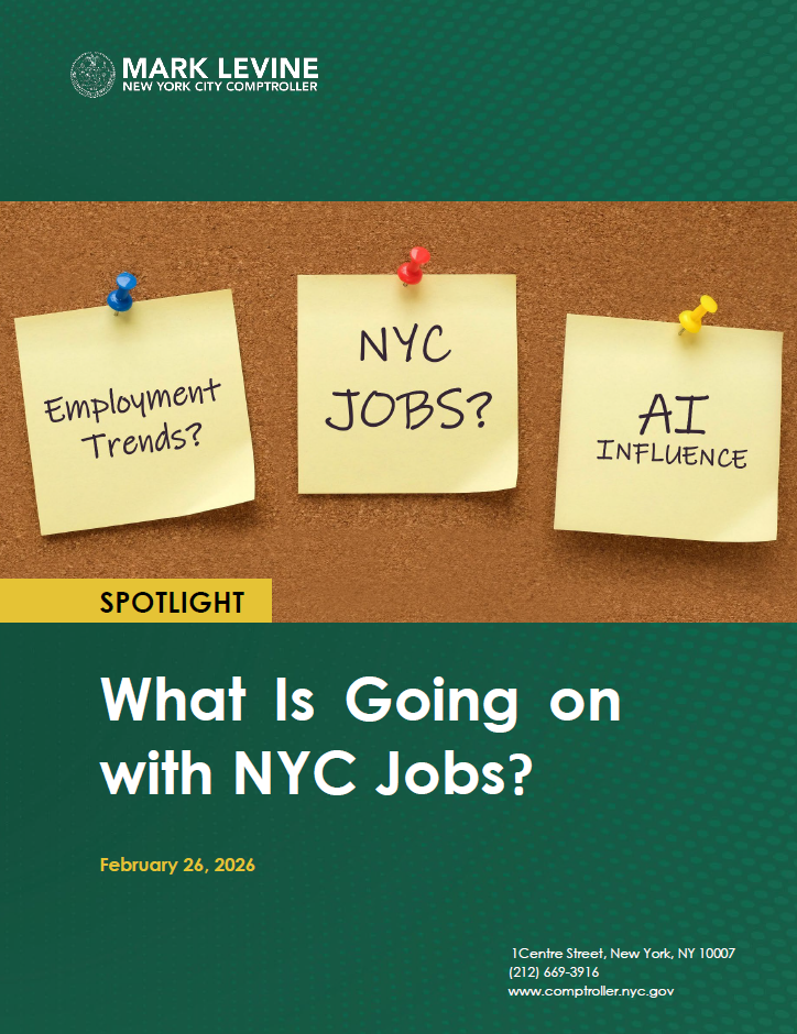 What Is Going on with NYC Jobs? - Office of the New York City ...