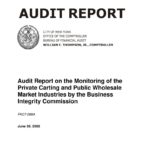 Agencies Business Integrity Commission - Office of the New York City ...