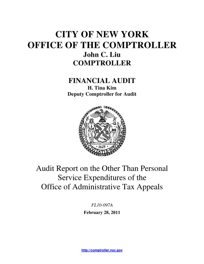 Agencies Tax Commission - Office of the New York City Comptroller Brad ...