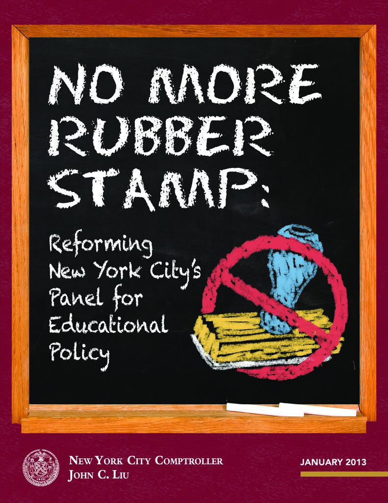 No More Rubber Stamp: Reforming New York City’s Panel for Educational ...
