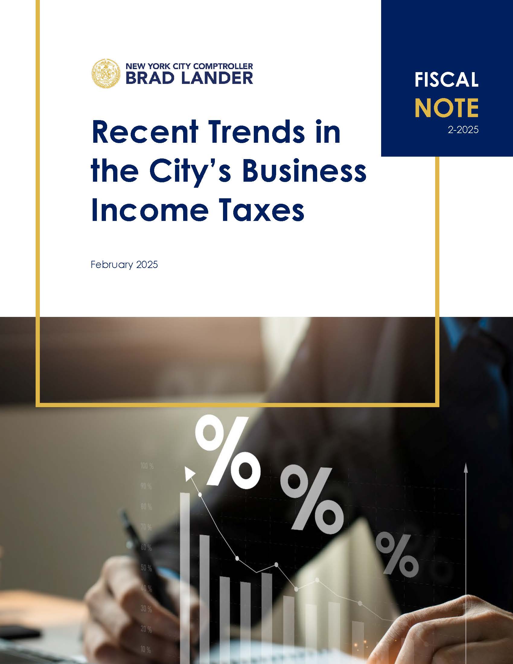 Recent Trends in the City’s Business Income Taxes - Office of the New ...