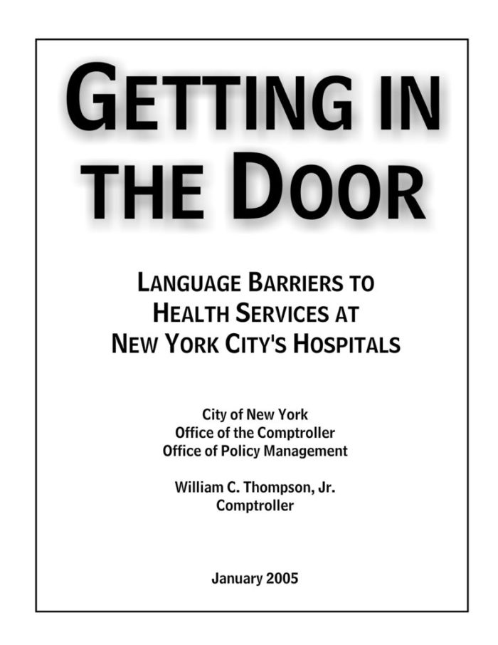 Getting In The Door - Office of the New York City Comptroller Mark Levine